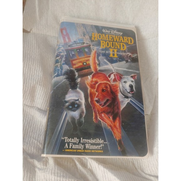 Disney | Media | Walt Disney Homeward Bound 2 Lost In San Francisco Vhs ...